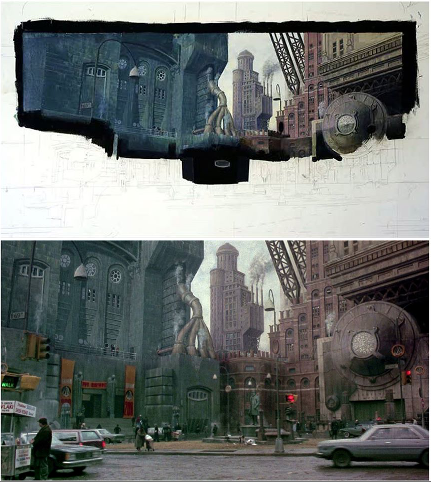 Matte shot_Gotham | The Designer's Assistant