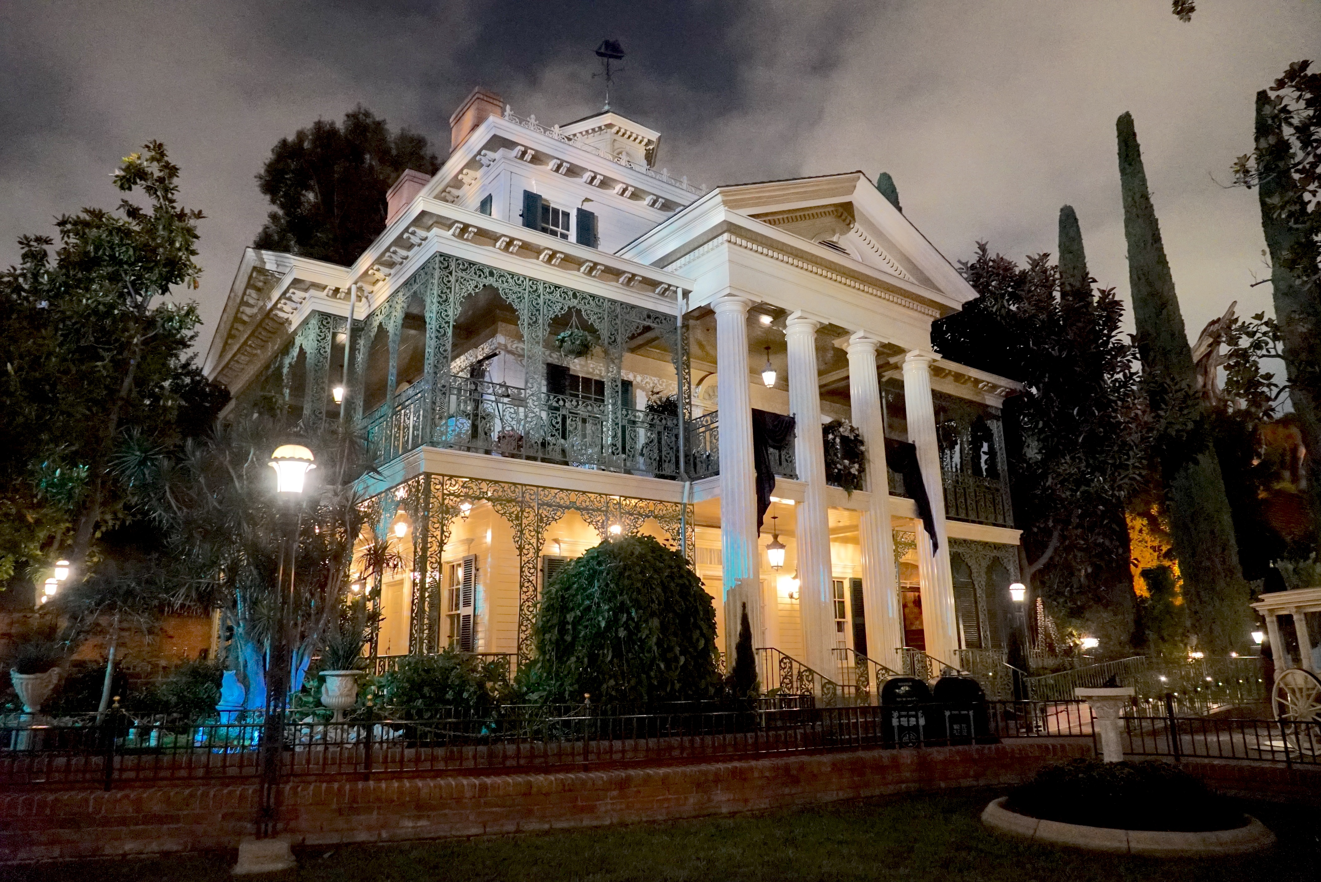 Mansion At Night